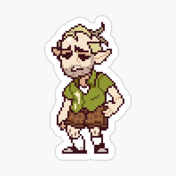 "Gilear Pixel" Sticker for Sale by devildaisy | Redbubble