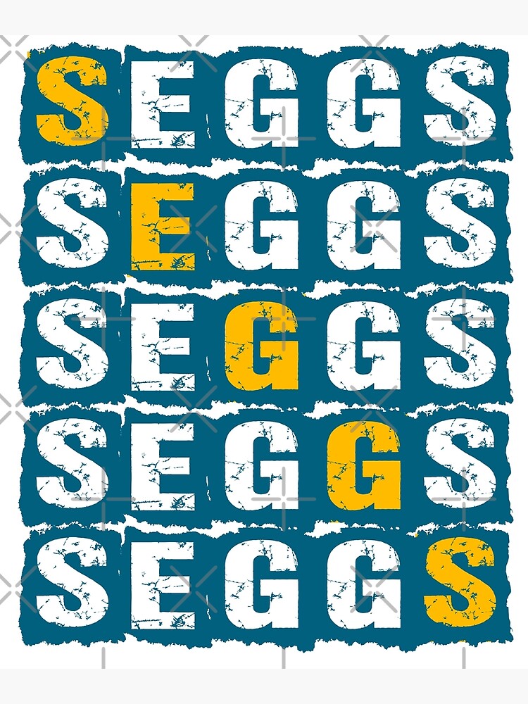"Seggs seggsy seggs - Light background" Poster for Sale by MantixArt ...