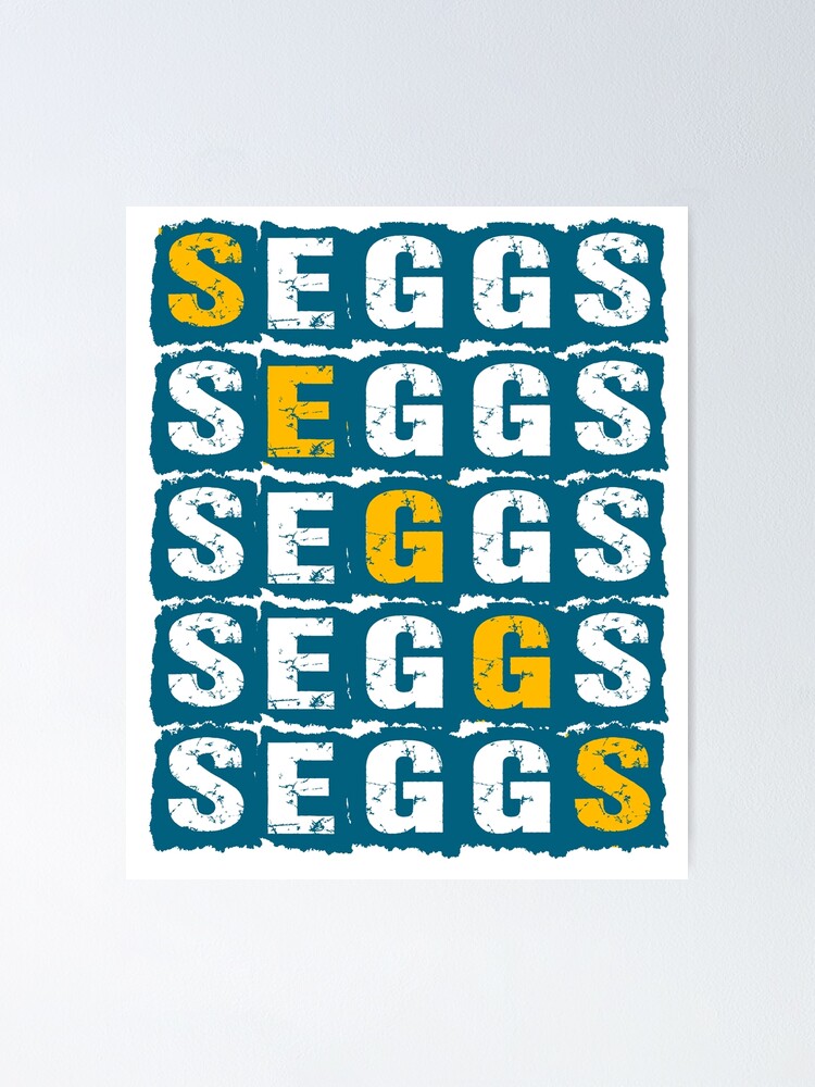 "Seggs seggsy seggs - Light background" Poster for Sale by MantixArt ...
