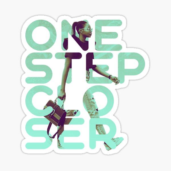 "One Step Closer " Sticker for Sale by Hashmiya | Redbubble