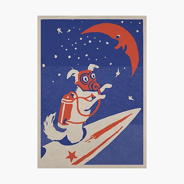 "Laika, first space dog, USSR, 1950s — Soviet vintage space poster ...