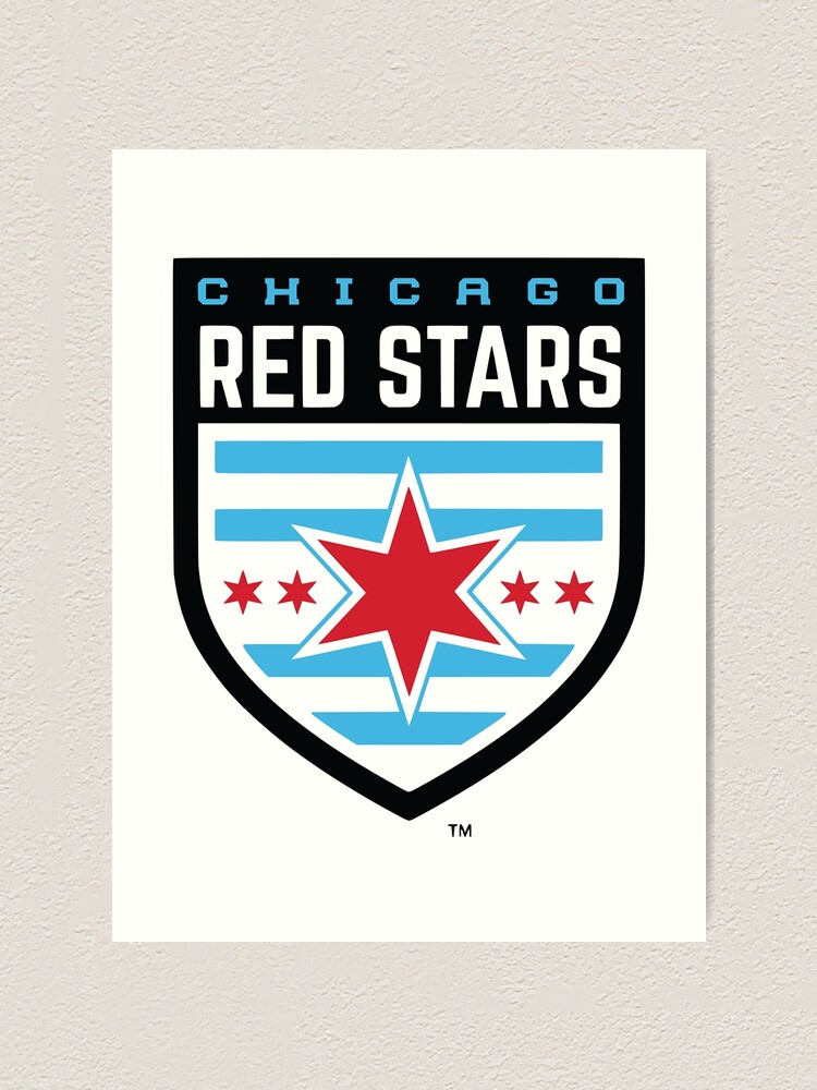 "Chicago logo Red Stars logo, Bridgeview," Art Print for Sale by ...