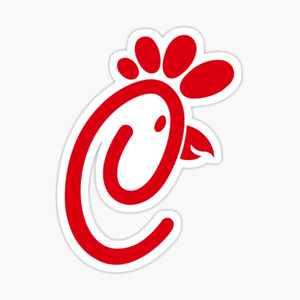 "Chicken-Logo" Sticker for Sale by colummuell | Redbubble