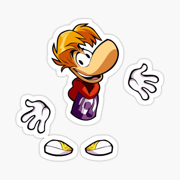 "Rayman heeey" Sticker for Sale by Nitrux | Redbubble