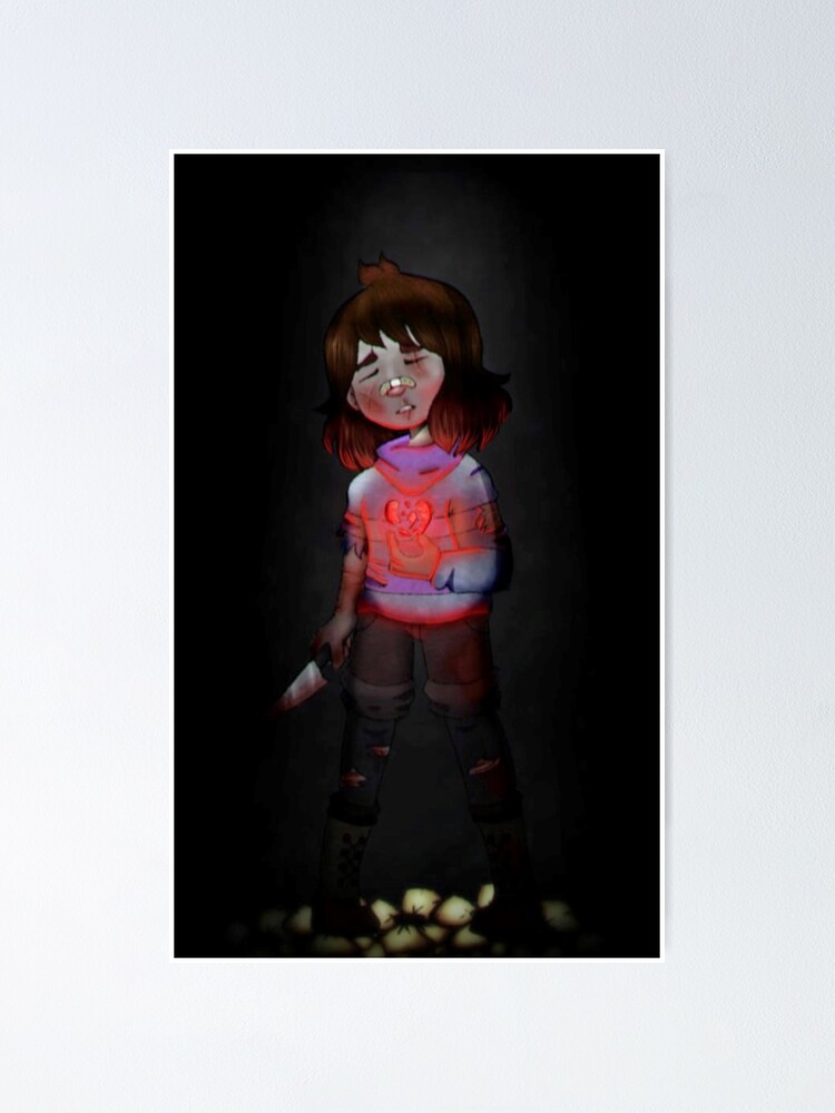 "Undertale Lost Determination Frisk" Poster for Sale by MisfitMeraki ...