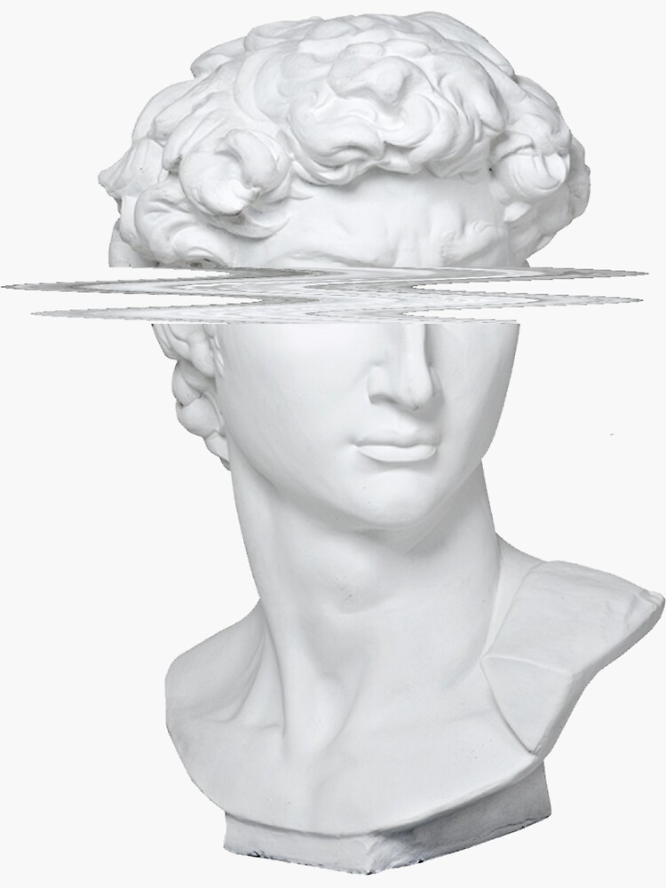 "Statue of David art" Sticker for Sale by ArtemV | Redbubble