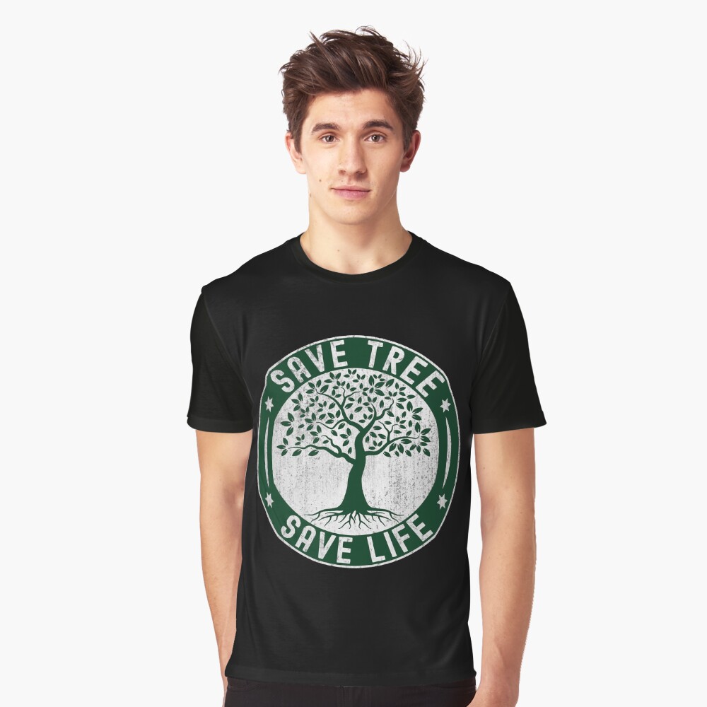 "SAVE TREE SAVE LIFE " Sticker for Sale by ALAM08 | Redbubble