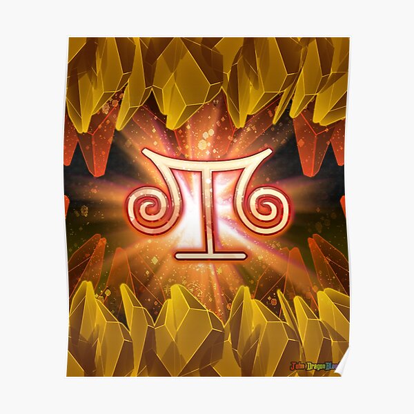 "Wizard101 - Balance Cast Symbol" Poster by BluDragoArts | Redbubble