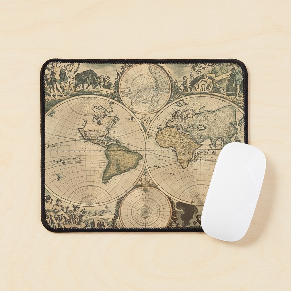 "An Old Map of the World // 1670 Edition No.2" Journal for Sale by ...