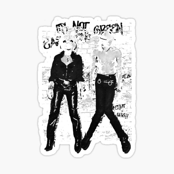 "Kermit + Piggy ))(( Muppets Punk Rock Parody" Sticker by ...