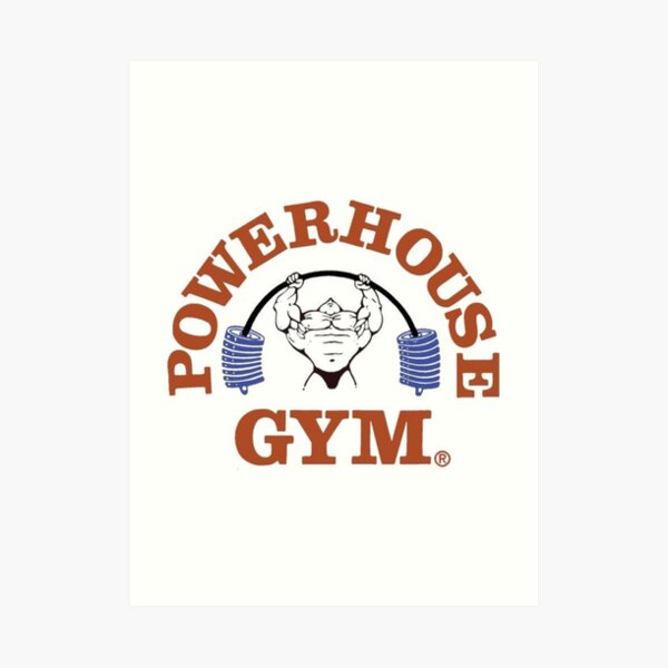 "Powerhouse Gym - Logo" Art Print for Sale by BarbellClothing | Redbubble