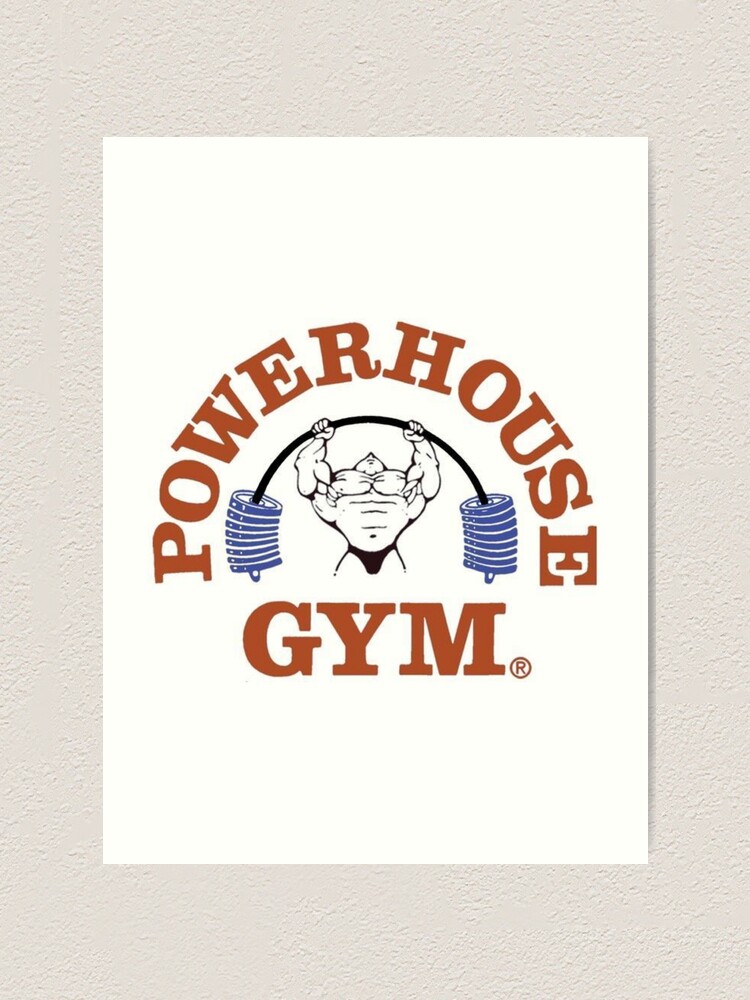 "Powerhouse Gym - Logo" Art Print for Sale by BarbellClothing | Redbubble