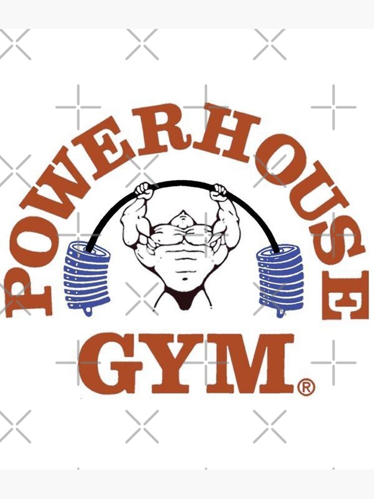 "Powerhouse Gym - Logo" Poster for Sale by BarbellClothing | Redbubble