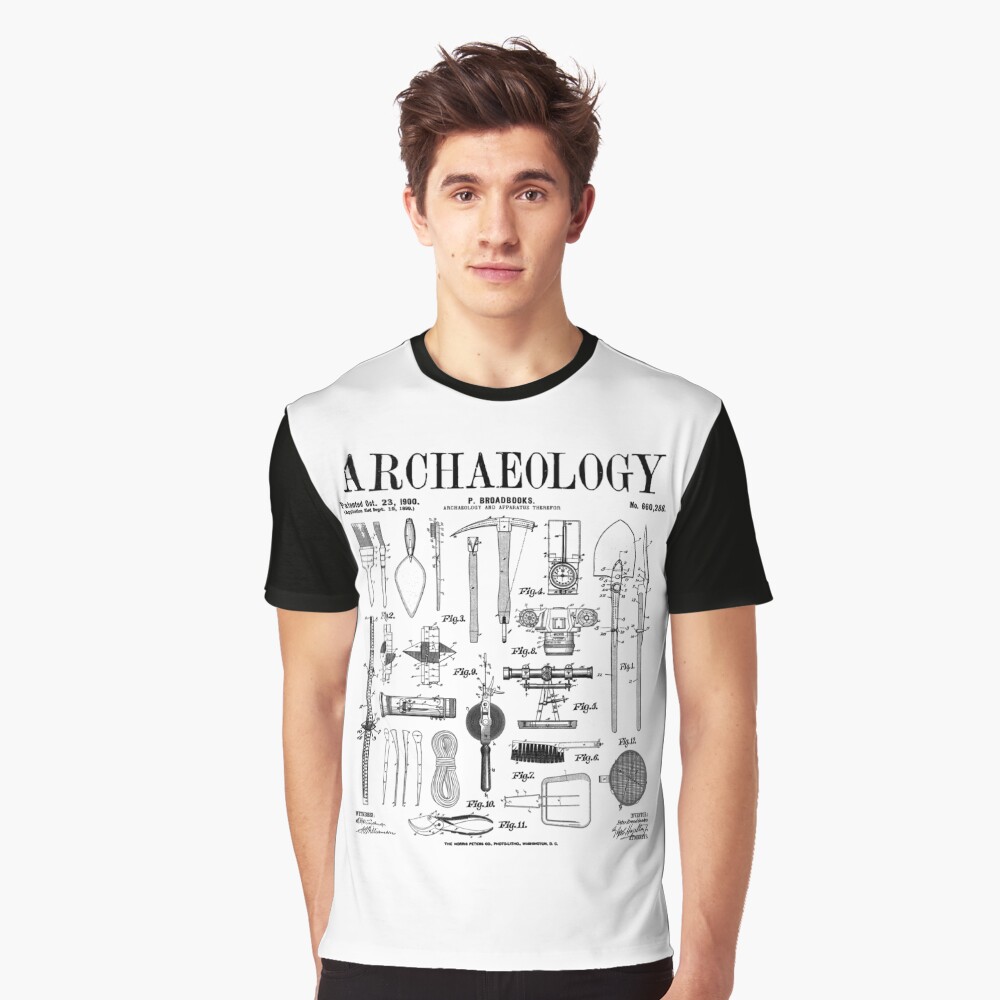 "Archaeologist Archaeology Student Field Kit Vintage Patent" Sticker ...