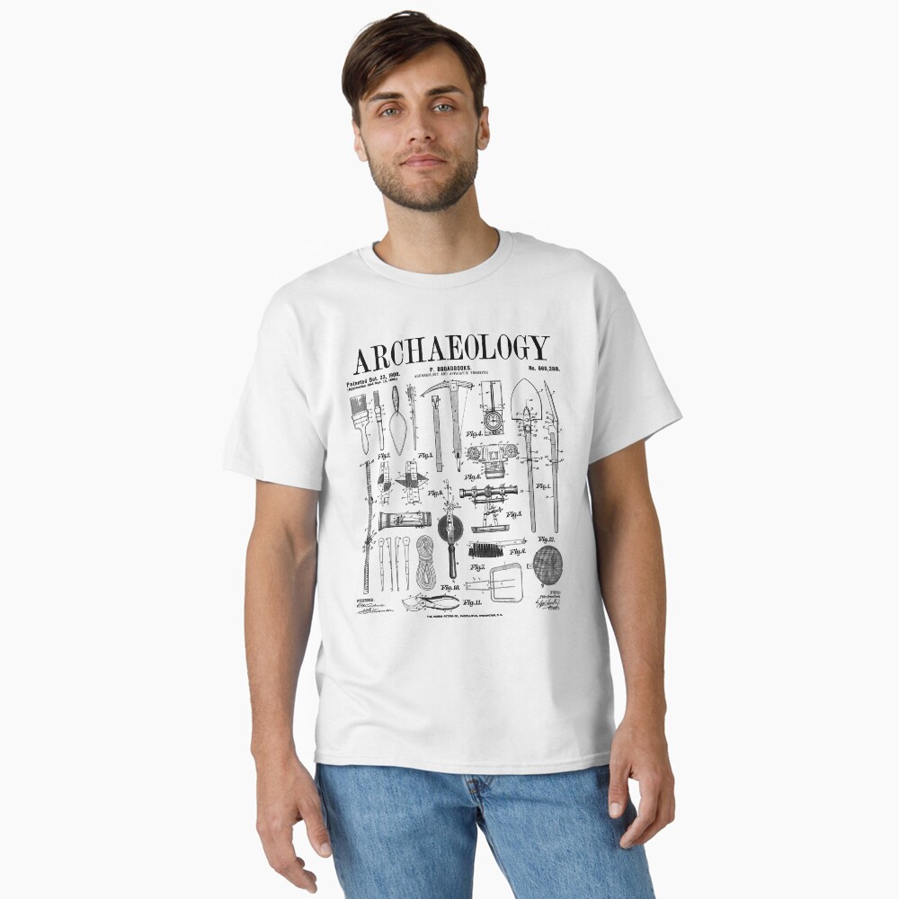 "Archaeologist Archaeology Student Field Kit Vintage Patent" Sticker ...