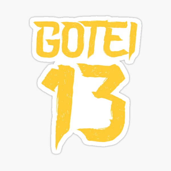 "Goti 13" Sticker by desaaf | Redbubble