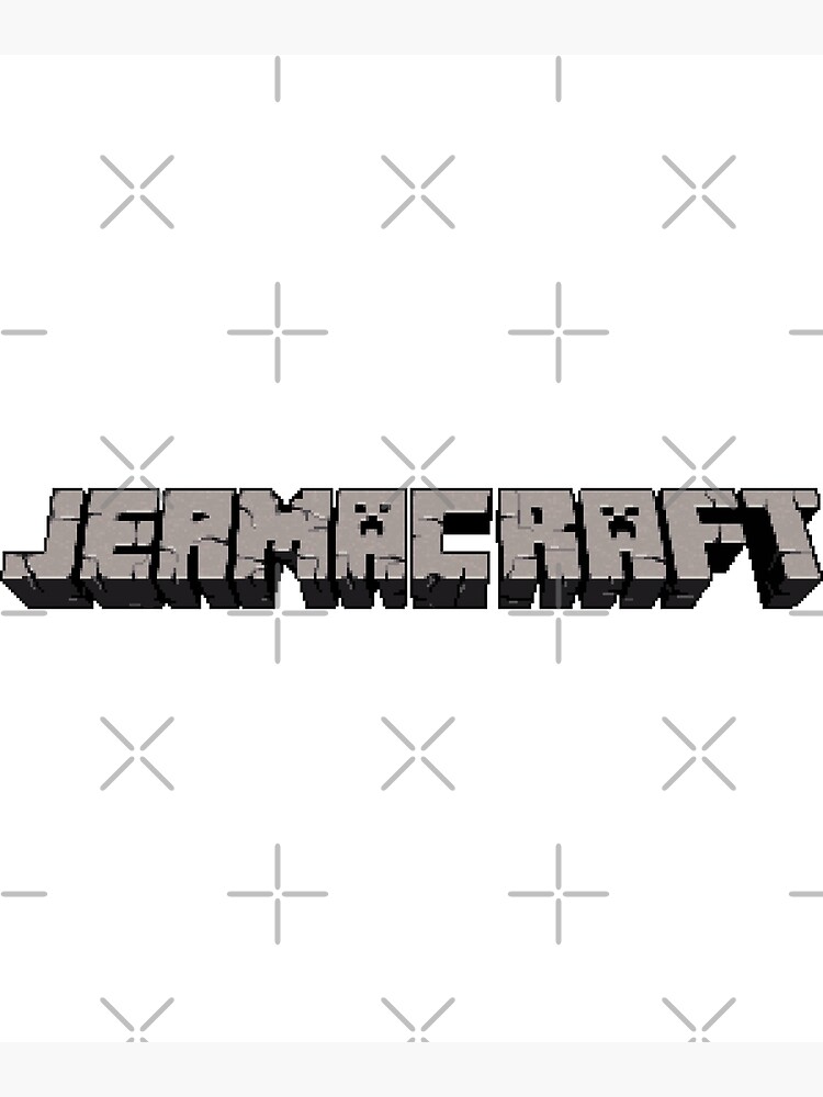 "jerma985, JERMACRAFT" Poster for Sale by OshiviaV2 | Redbubble