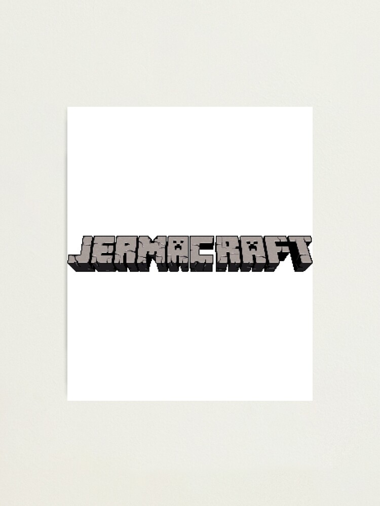 "jerma985, JERMACRAFT" Photographic Print for Sale by OshiviaV2 | Redbubble