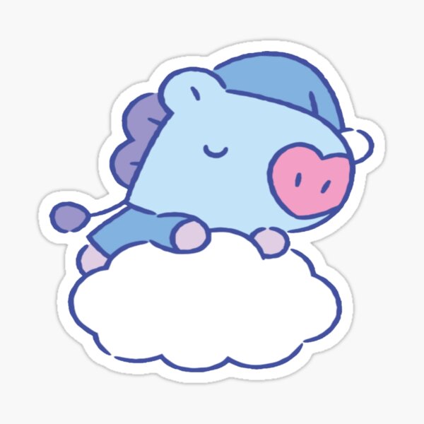"Bt21 Mang" Sticker for Sale by Wiamezaa12 | Redbubble