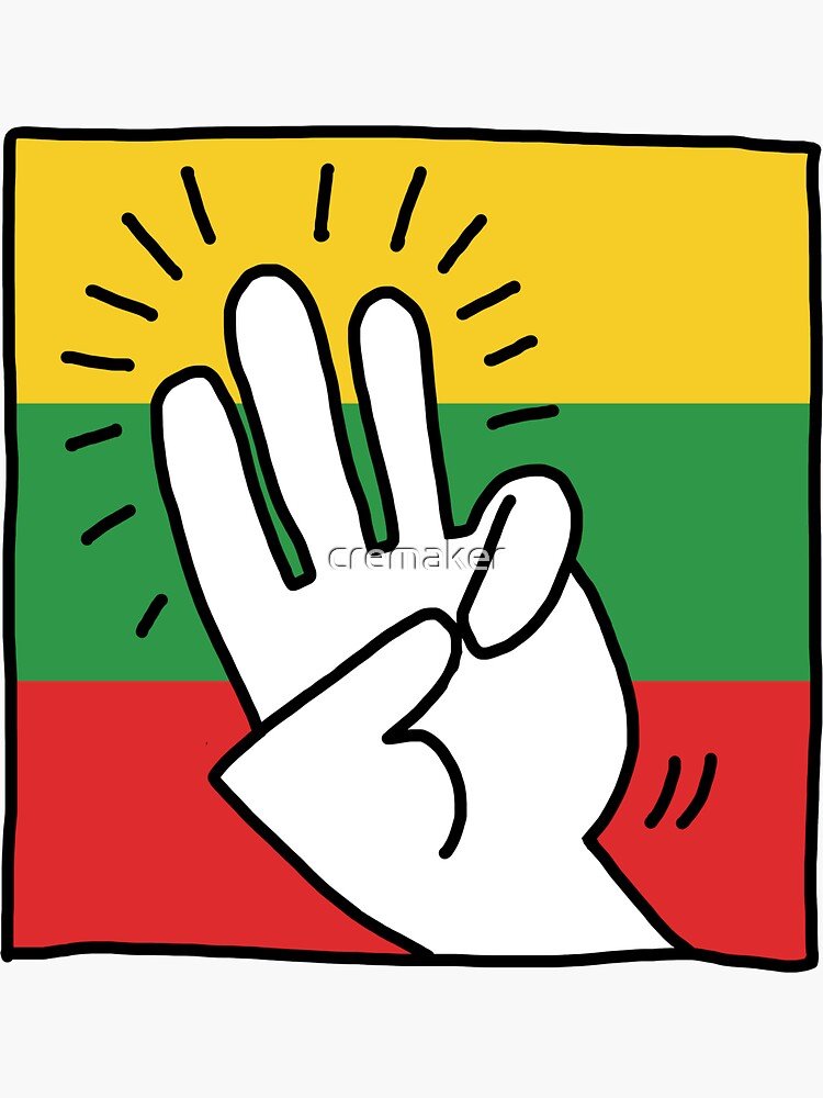 "Save Myanmar! Free Myanmar Burma!" Sticker by cremaker | Redbubble