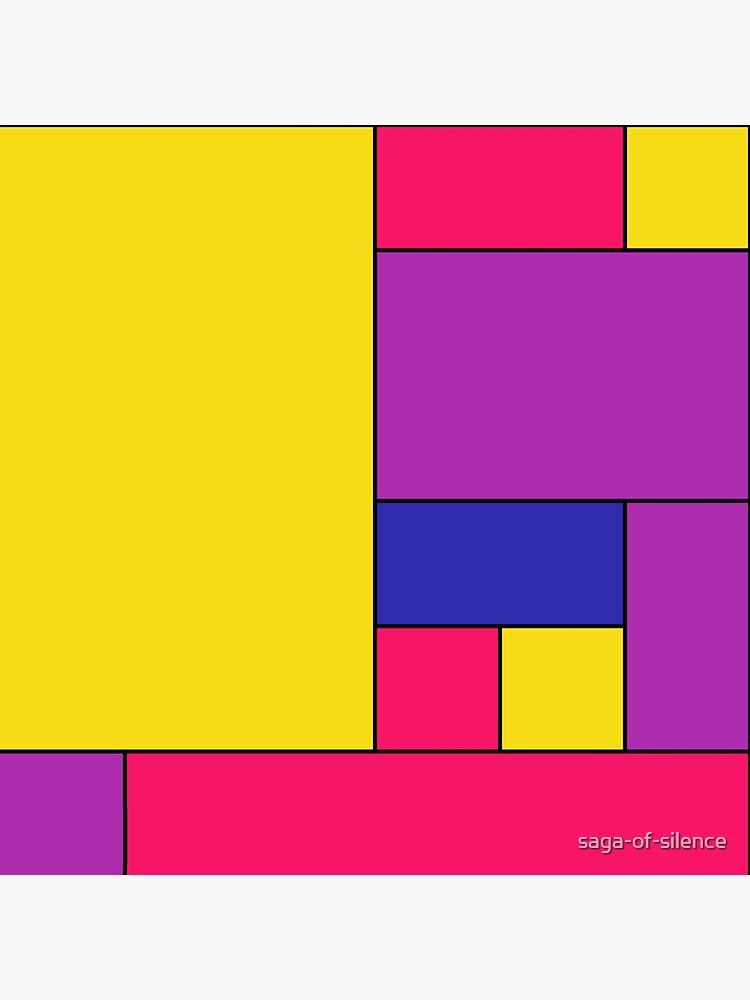 "Pattern 1315" Sticker by saga-of-silence | Redbubble