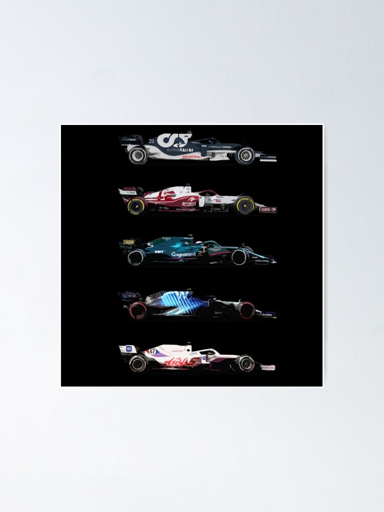 "F1 All Cars Pack 2" Poster by TheF1Racing | Redbubble