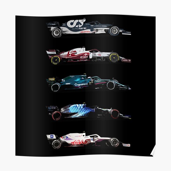 "F1 All Cars Pack 2" Poster by TheF1Racing | Redbubble