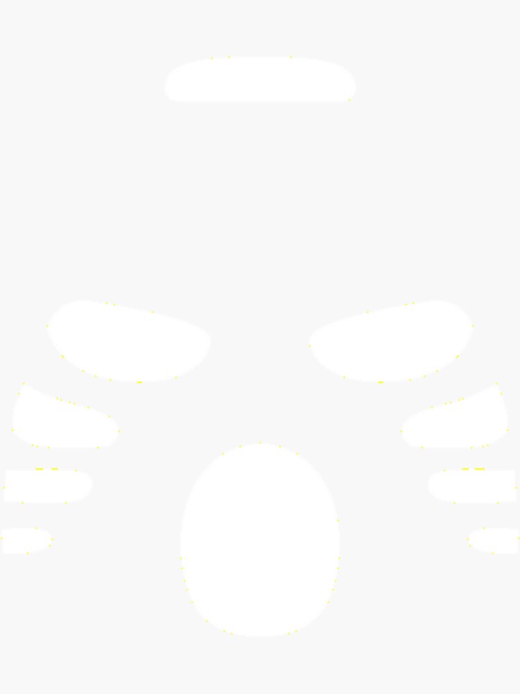 "Hau - Tahu_s mask " Sticker by DriftingFarand | Redbubble