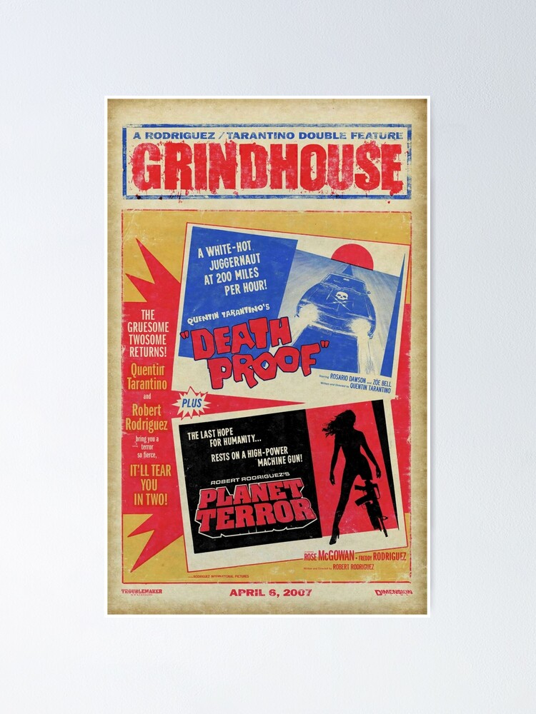 "Grindhouse (HQ) 3" Poster for Sale by MovieManiax | Redbubble