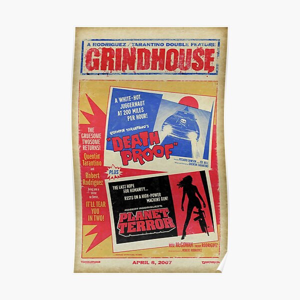 "Grindhouse (HQ) 3" Poster for Sale by MovieManiax | Redbubble