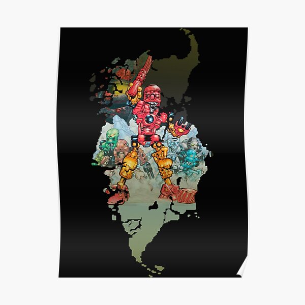 "Mata Nui Toa " Poster for Sale by DriftingFarand | Redbubble