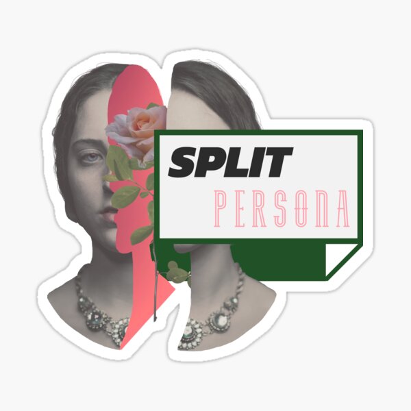 "Split Persona Artwork" Sticker by stefanosartsy | Redbubble