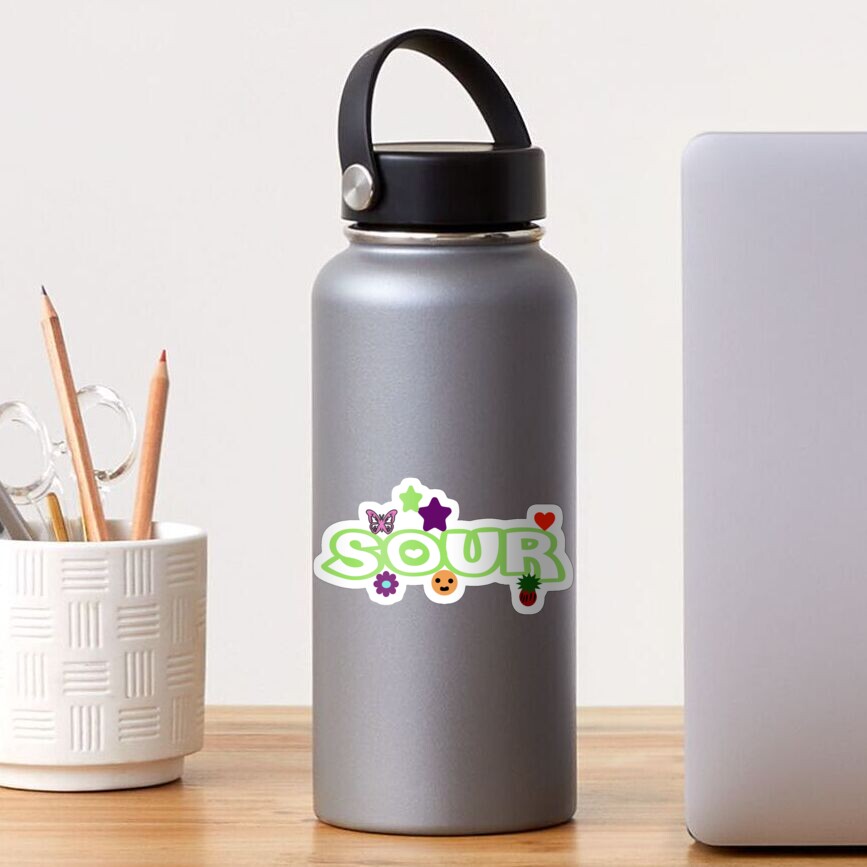 "SOUR " Sticker for Sale by DiscoVibes | Redbubble