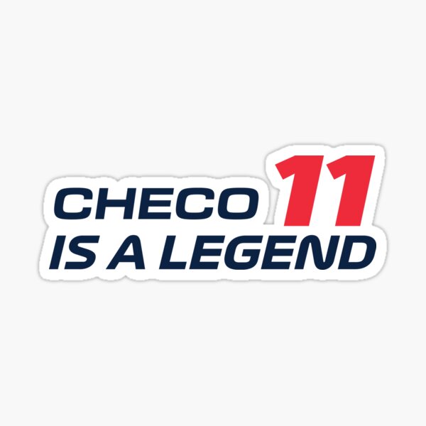 Pegatina «Checo es una leyenda del GP de Dubái» de TheDesignSeries ...