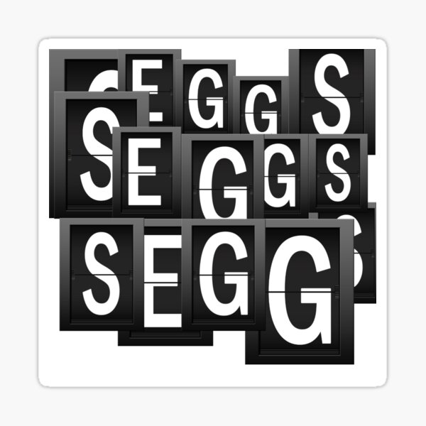 "Seggs" Sticker by MichaelDolog | Redbubble