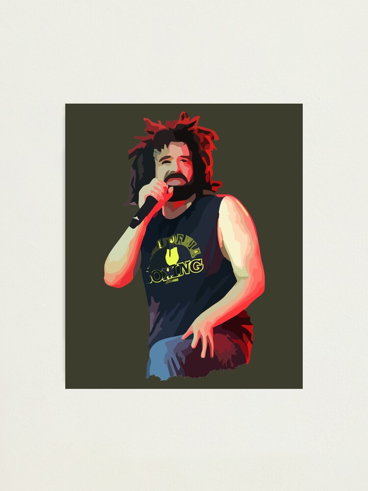 "Counting Crows Aadam Duritz Iconic Dreadlocks " Photographic Print by ...