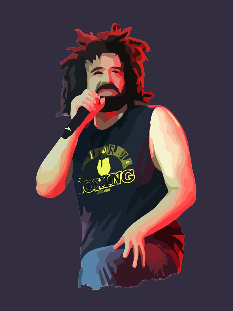 Counting Crows Aadam Duritz Kultige Dreadlocks T-Shirt