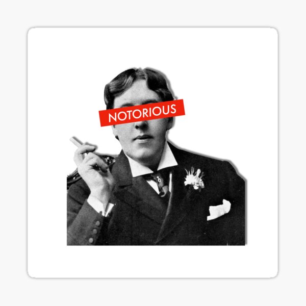 "Notorious" Sticker by littleweirdohub | Redbubble