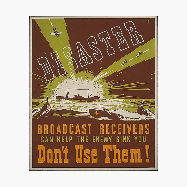 "US War Propaganda Poster US Army Fleet World War 1259" Photographic ...