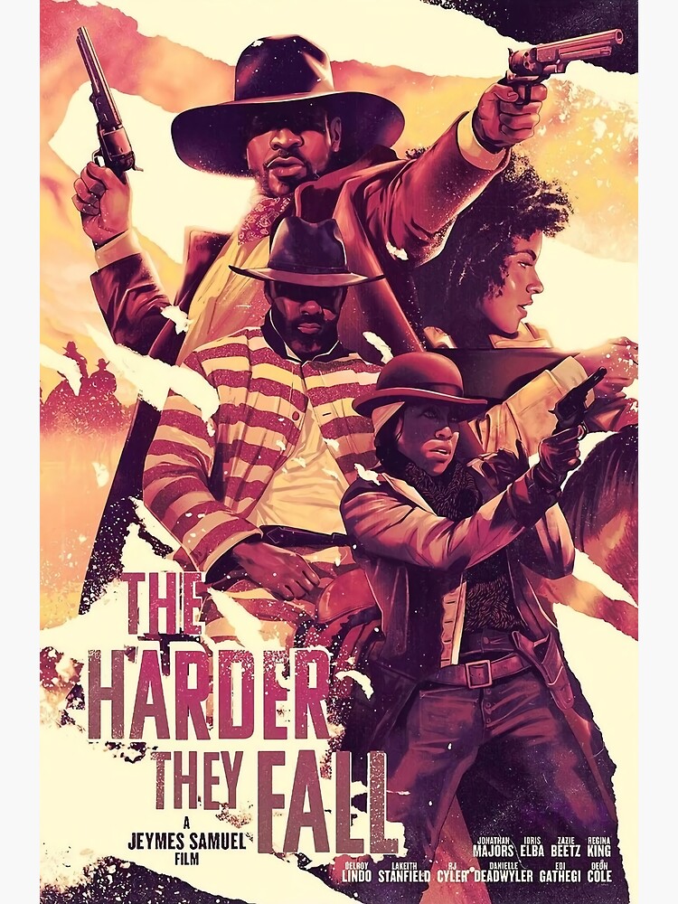 "The Harder They Fall" Poster for Sale by tilleryvilma | Redbubble