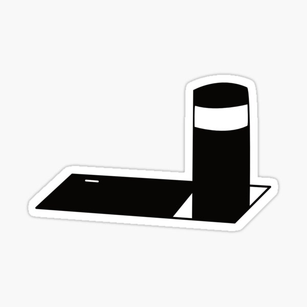 "Retractable Bollard" Sticker by MadeByBabey | Redbubble