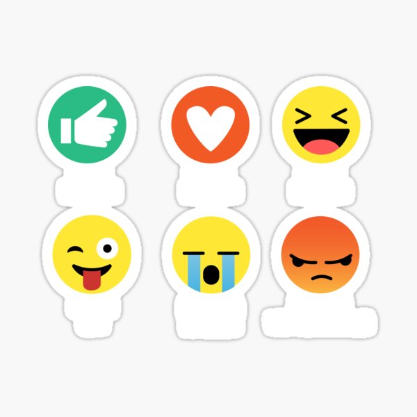 Pegatina «Me encanta Emoticon de emojis de fútbol» de DesIndie | Redbubble