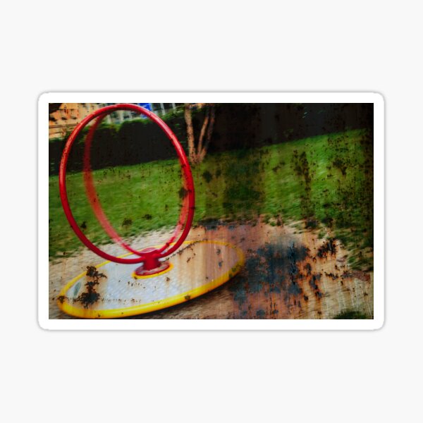 "The old roundabout" Sticker for Sale by MejerPhotoArt | Redbubble