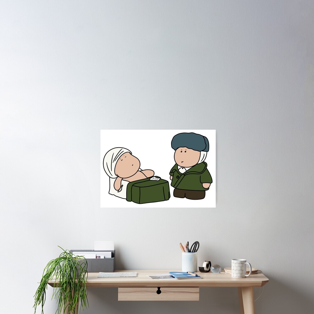 "Die Charaktere in der Malerei des berühmten Künstlers im Chibi-Stil ...