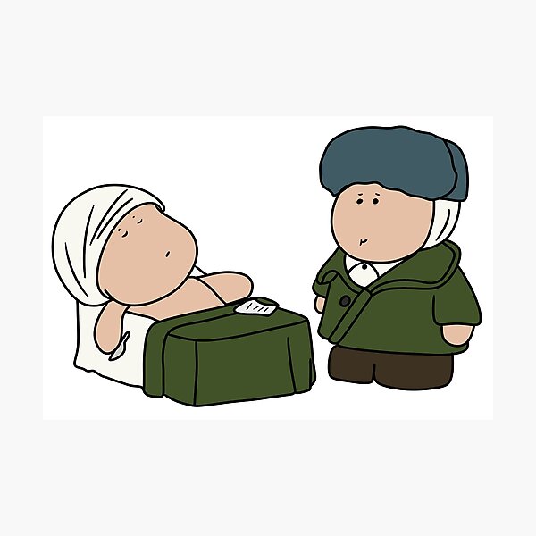 Impression photo « Les personnages de la peinture d'artiste célèbre ...