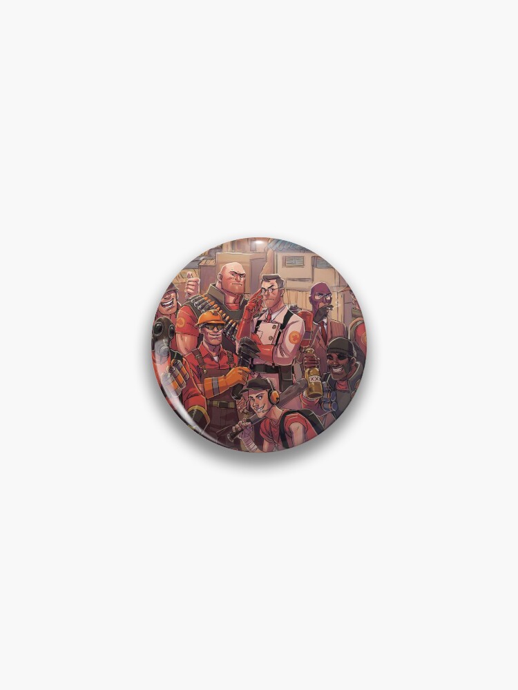 "Team Fortress 2 Meet The Team " Pin for Sale by Vintage-Travler ...