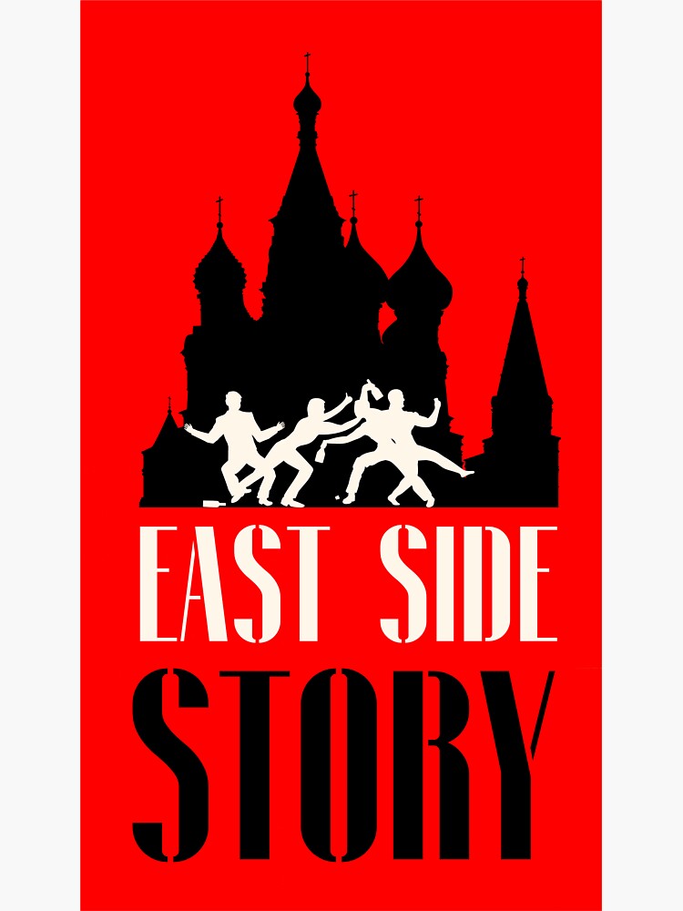 "East Side Story" Sticker for Sale by DOXYBLUE | Redbubble