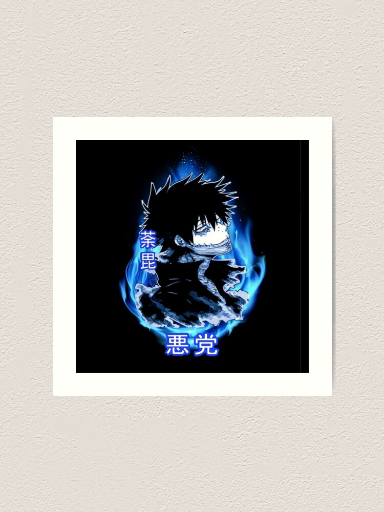 "Daabii The Blue Flame - (My Hero Academai)" Art Print for Sale by ...