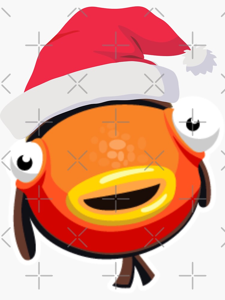 "christmas fishstick happy face" Sticker for Sale by happykiddos ...