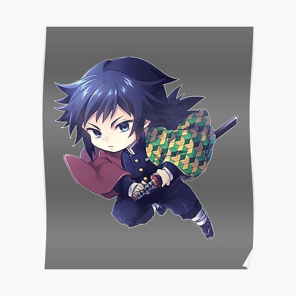 "Giyu Tomioka - Demon Slayer" Poster by TheGiantBoutiq | Redbubble